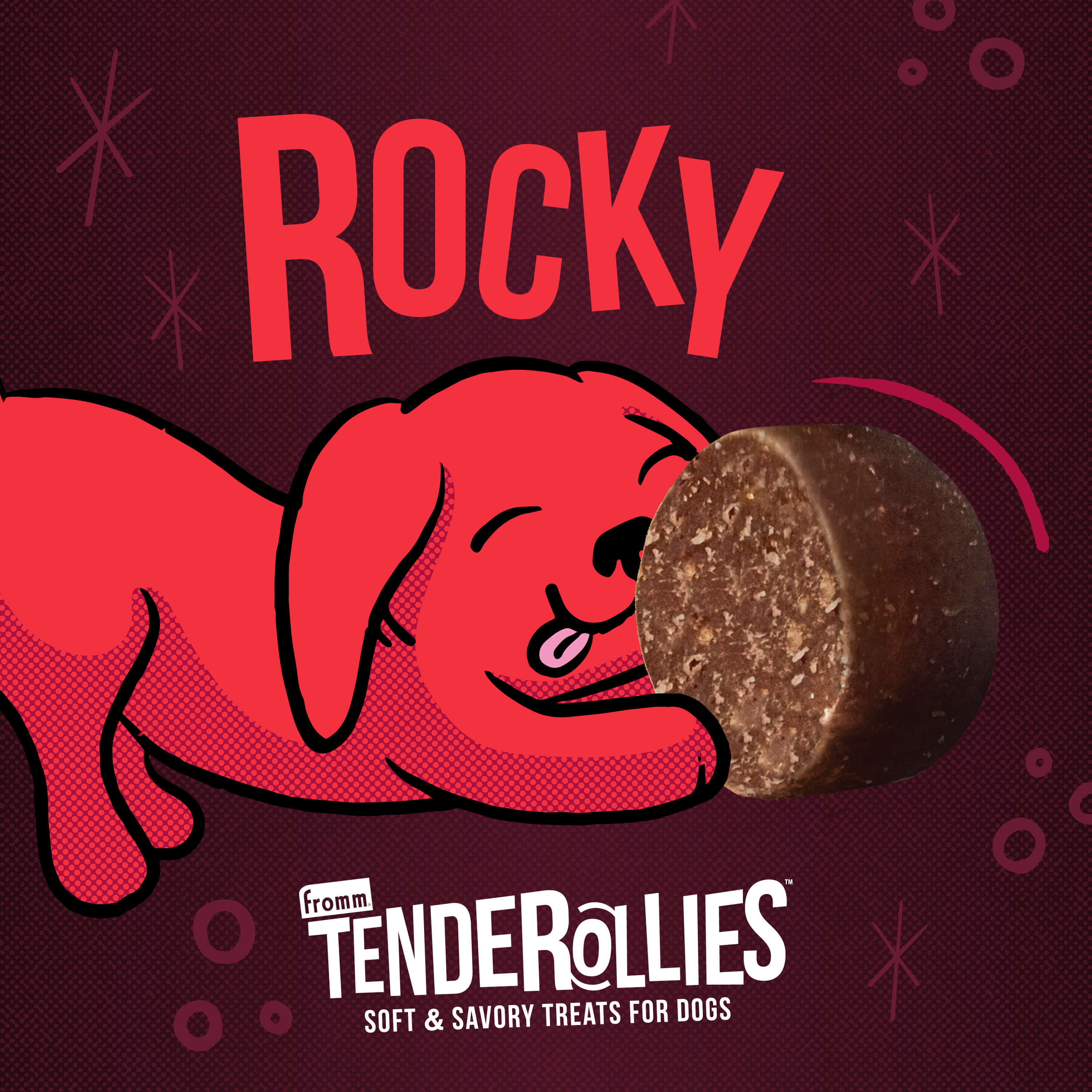 Tenderollies Beef-a-Rollie, Soft & Savory Dog Treats by Fromm