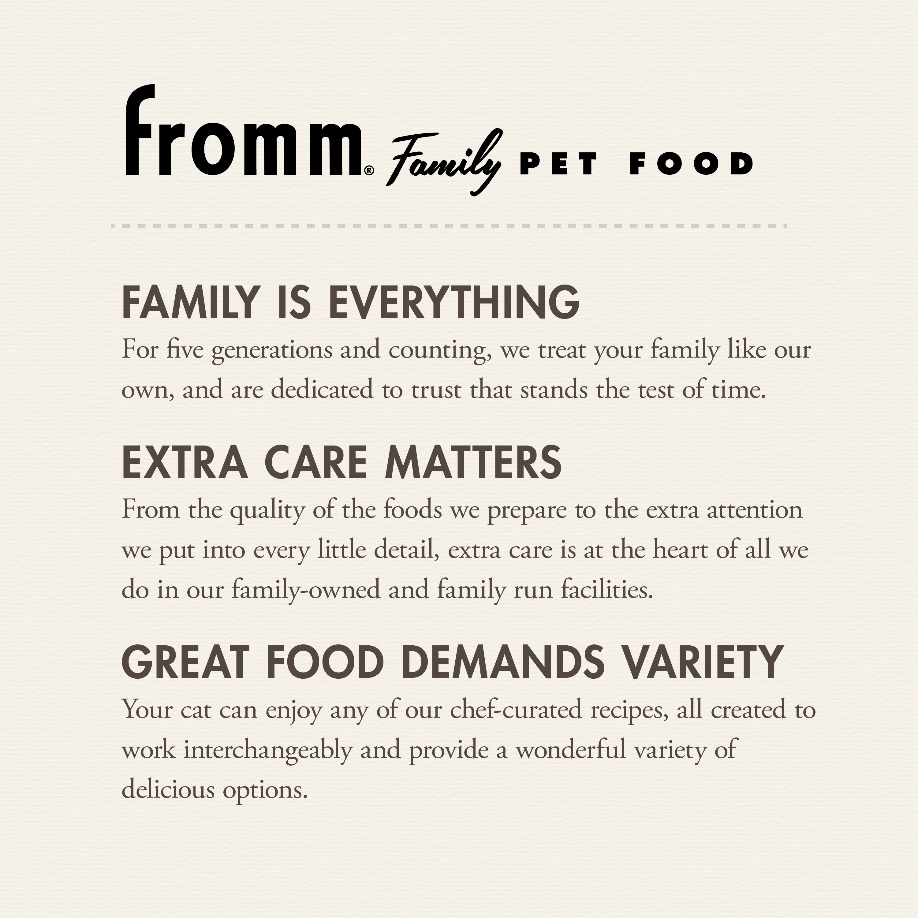 Fromm Four-Star Nutritionals® Salmon Tunachovy® Food for Cats | GoFromm ...